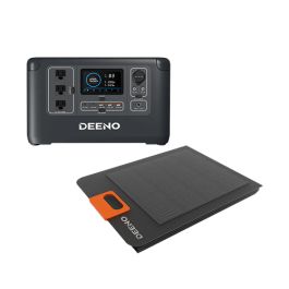 DEENO X1500 + 200W Solar Panel